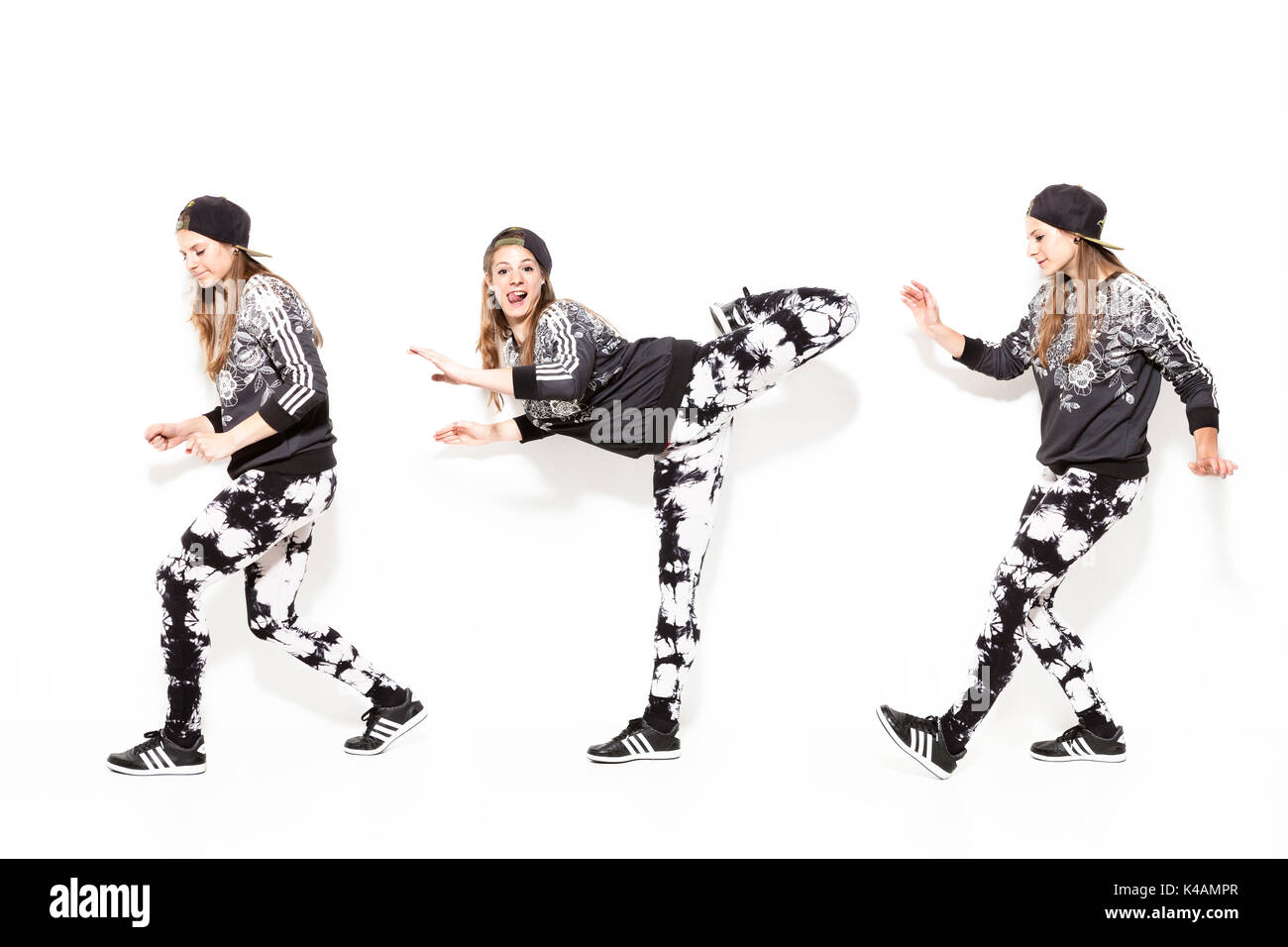 Cheeky young girl Cut Out Stock Images & Pictures - Alamy