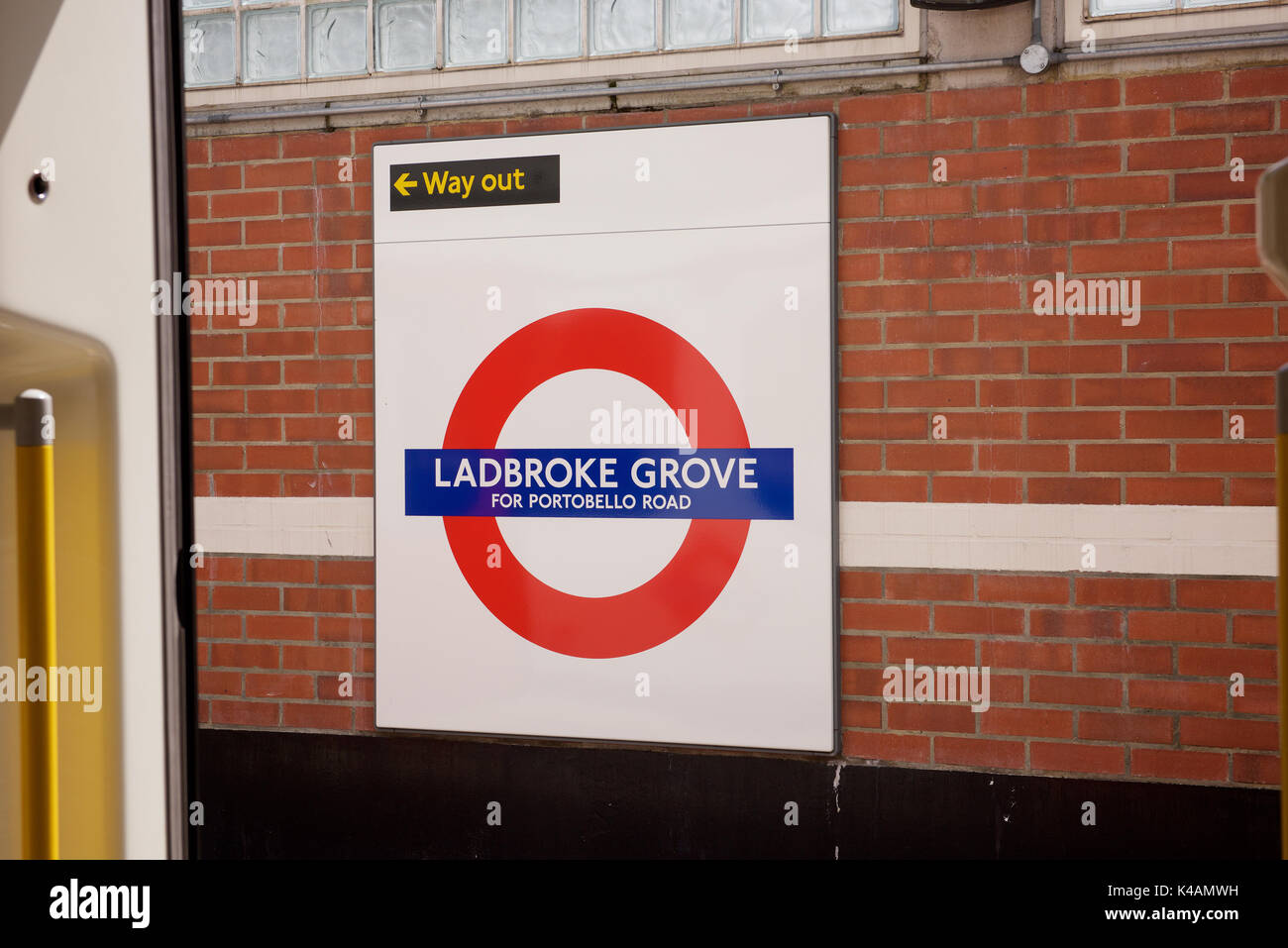 Ladbroke Grove Underground station in London Stock Photo - Alamy