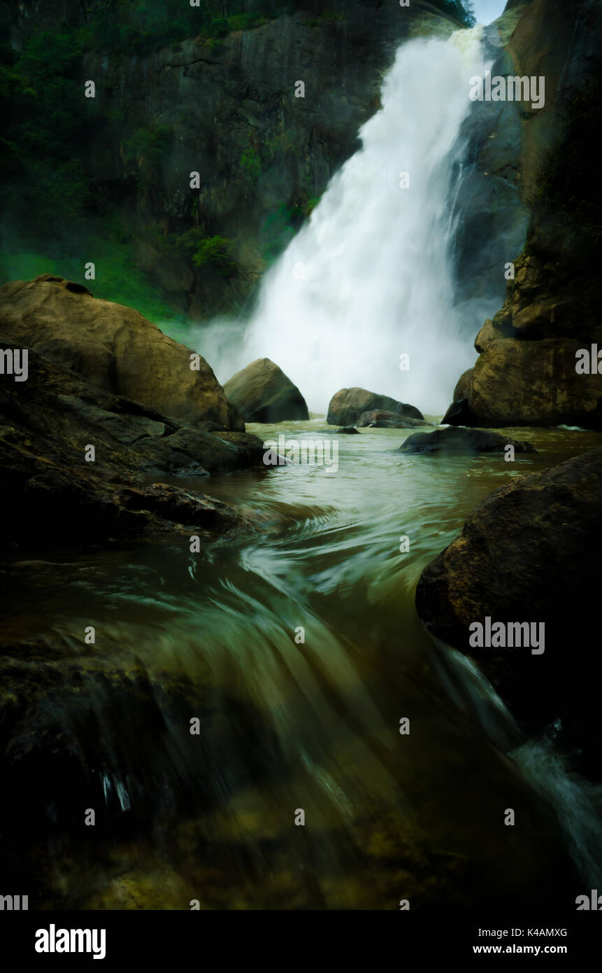 Waterfall through rocks hi-res stock photography and images - Alamy
