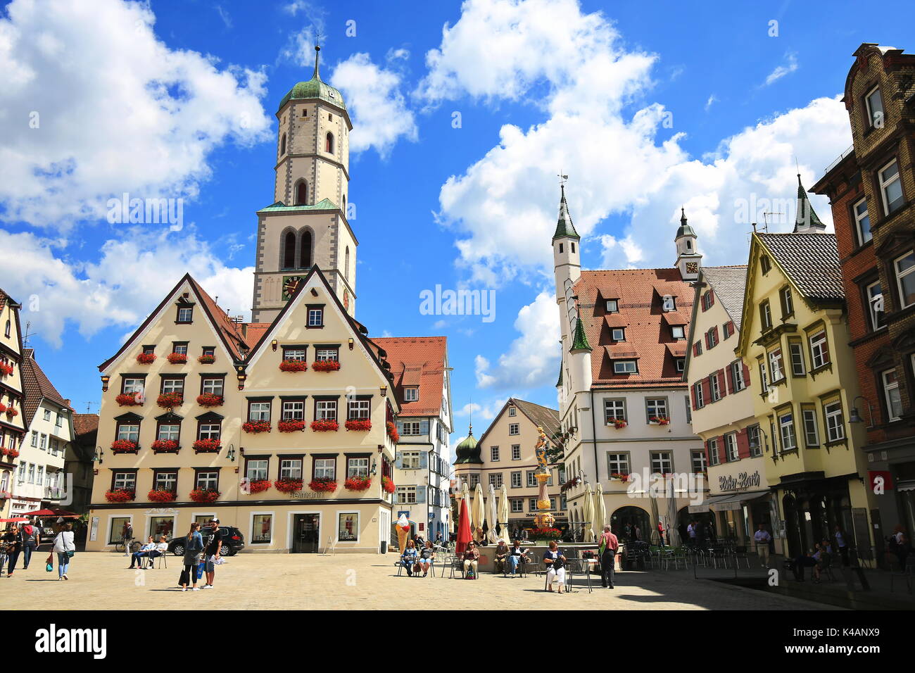 Historic buildings in biberach an der riss hi-res stock photography and ...