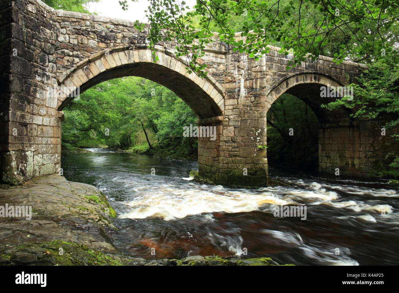 Newbridge, Dartmoor, Devon, UK Stock Photo - Alamy