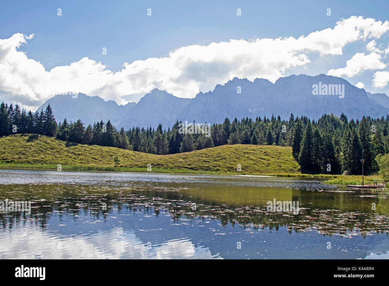 Lake Wildensee Near Mittenwald Stock Photo - Alamy