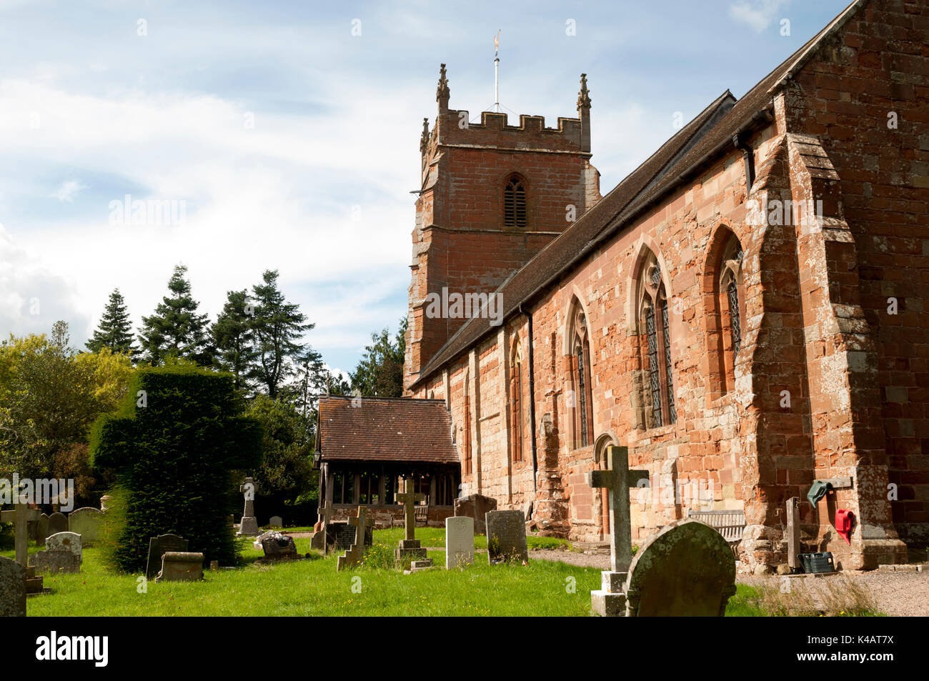 St. Peter`s Church, Martley, Worcestershire, England, UK Stock Photo ...
