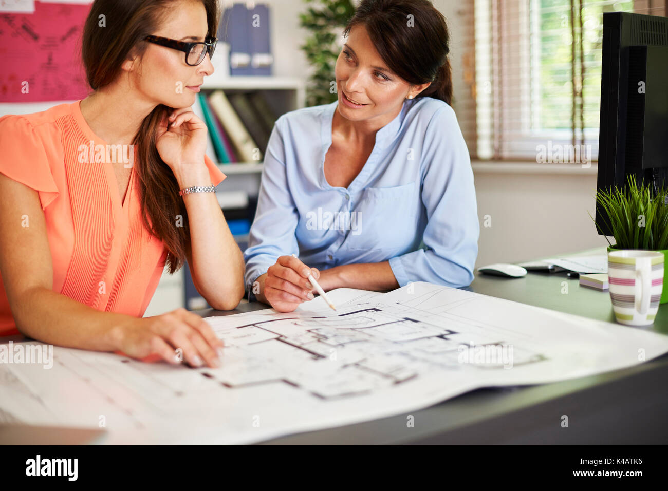 New employee need some help at work Stock Photo - Alamy
