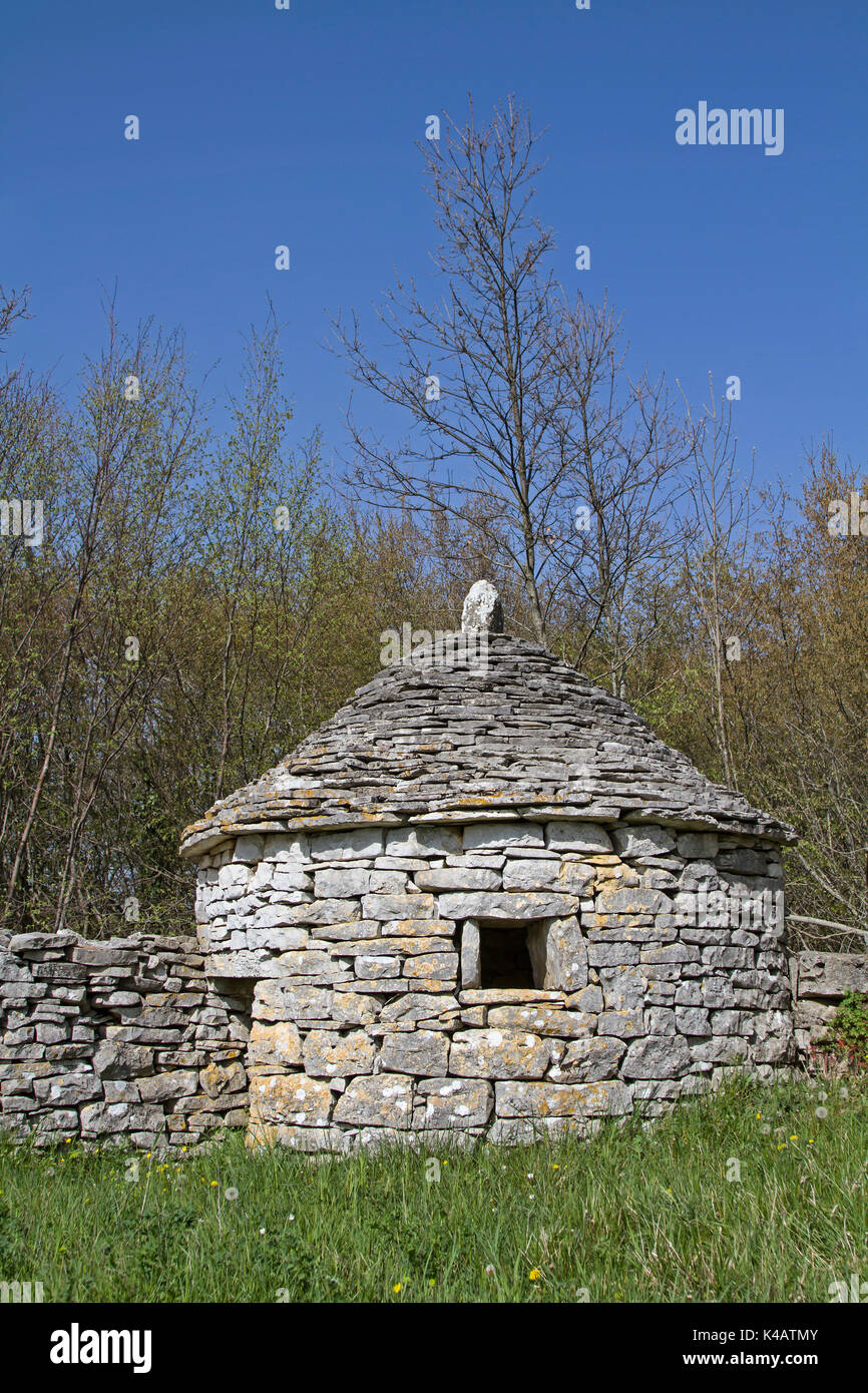 The Kazun Is A Small Stone House In The Istrian Countryside Stock Photo ...