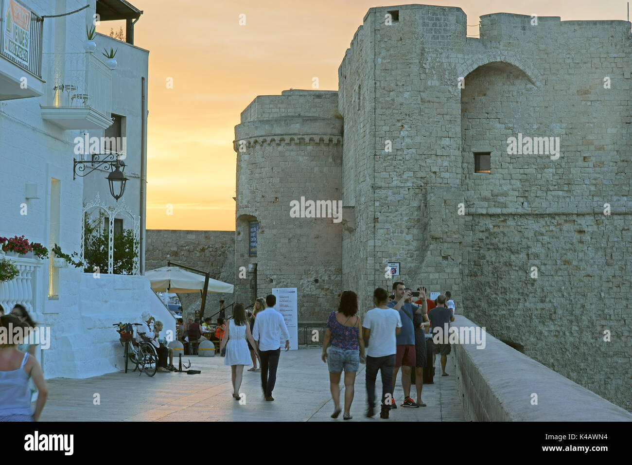 Carlo castle monopoli puglia italy hi-res stock photography and images ...