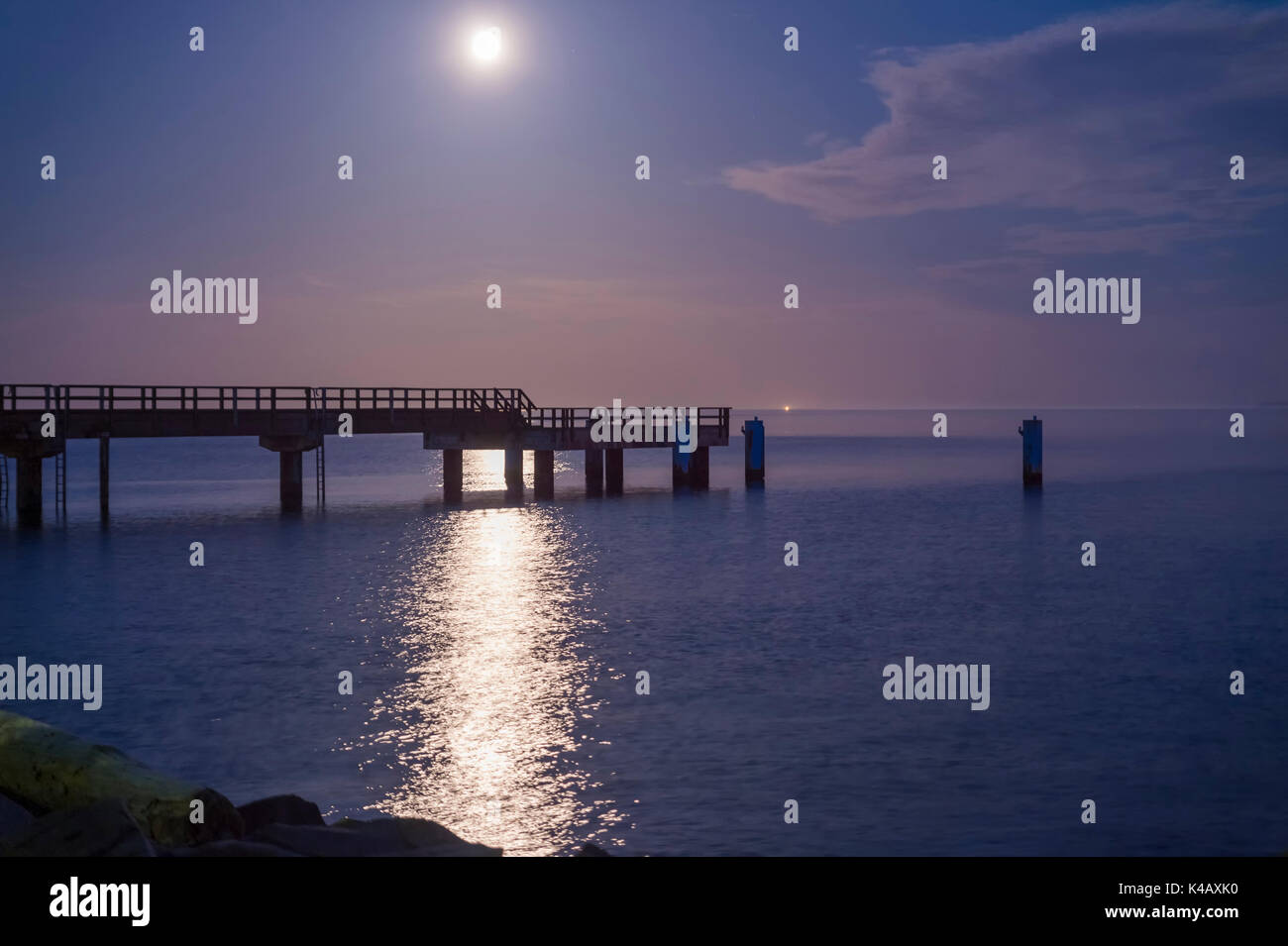 Marine moonlight hi-res stock photography and images - Alamy