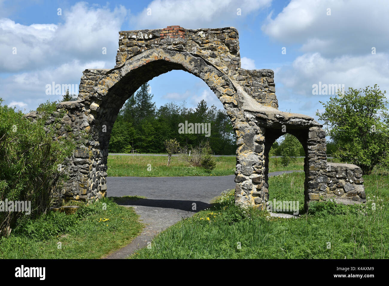 The Stone Gate Stock Photo - Alamy