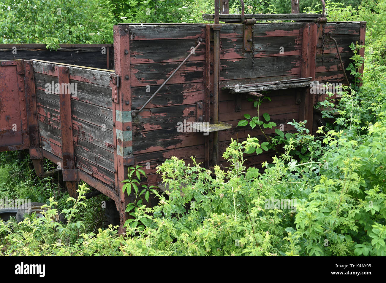 Old Freight Cars Stock Photo - Alamy