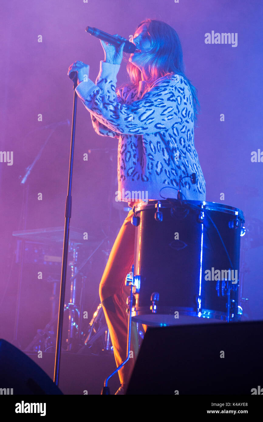 Turku Finland 7th July 2017 Swedish Singer Songwriter Tove Lo Performs