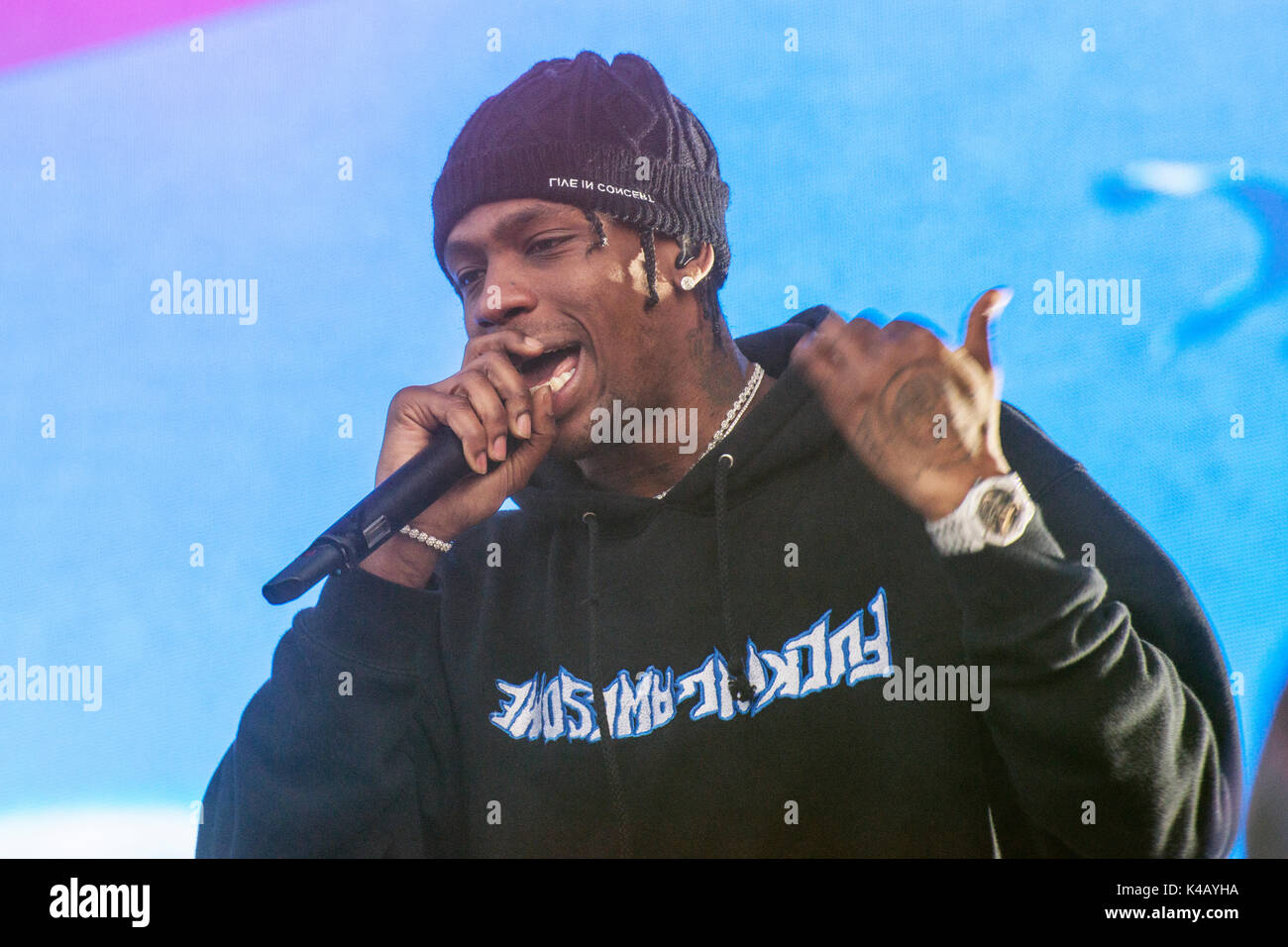 Turku, Finland 9Th July 2017 Rapper Travis Scott Performs At The 2017 ...