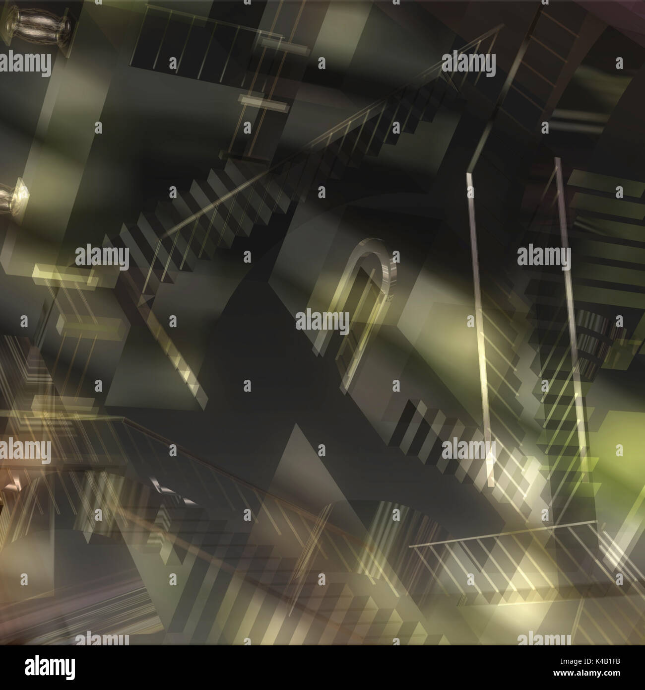 Optical illusion stairs hi-res stock photography and images - Alamy