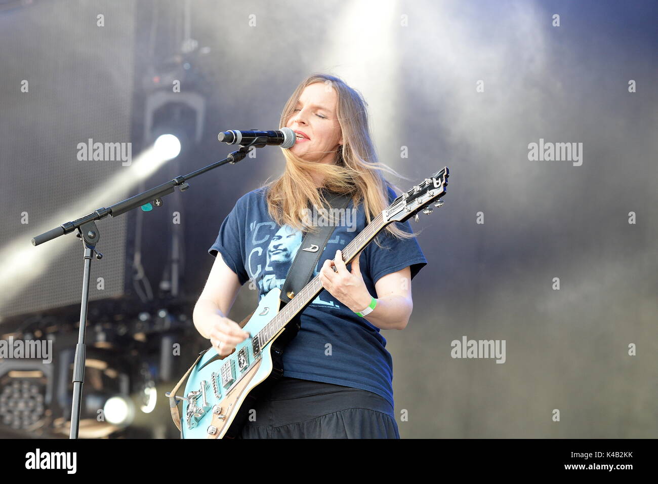 Judith Holofernes Of We Are Heroes In Concert Stock Photo - Alamy
