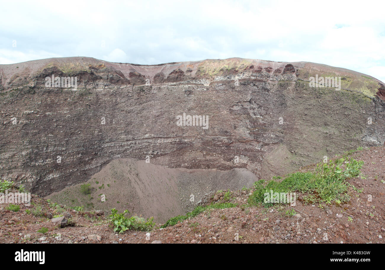 Vesuvius Crater, Volcano, Italy Stock Photo - Alamy