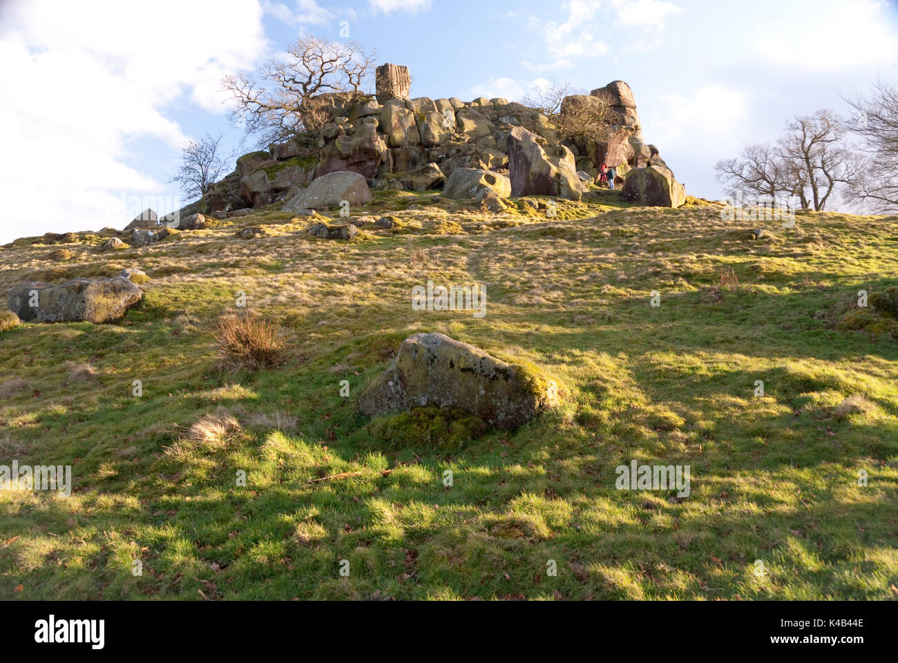 Gritstone rocks pile hi-res stock photography and images - Alamy