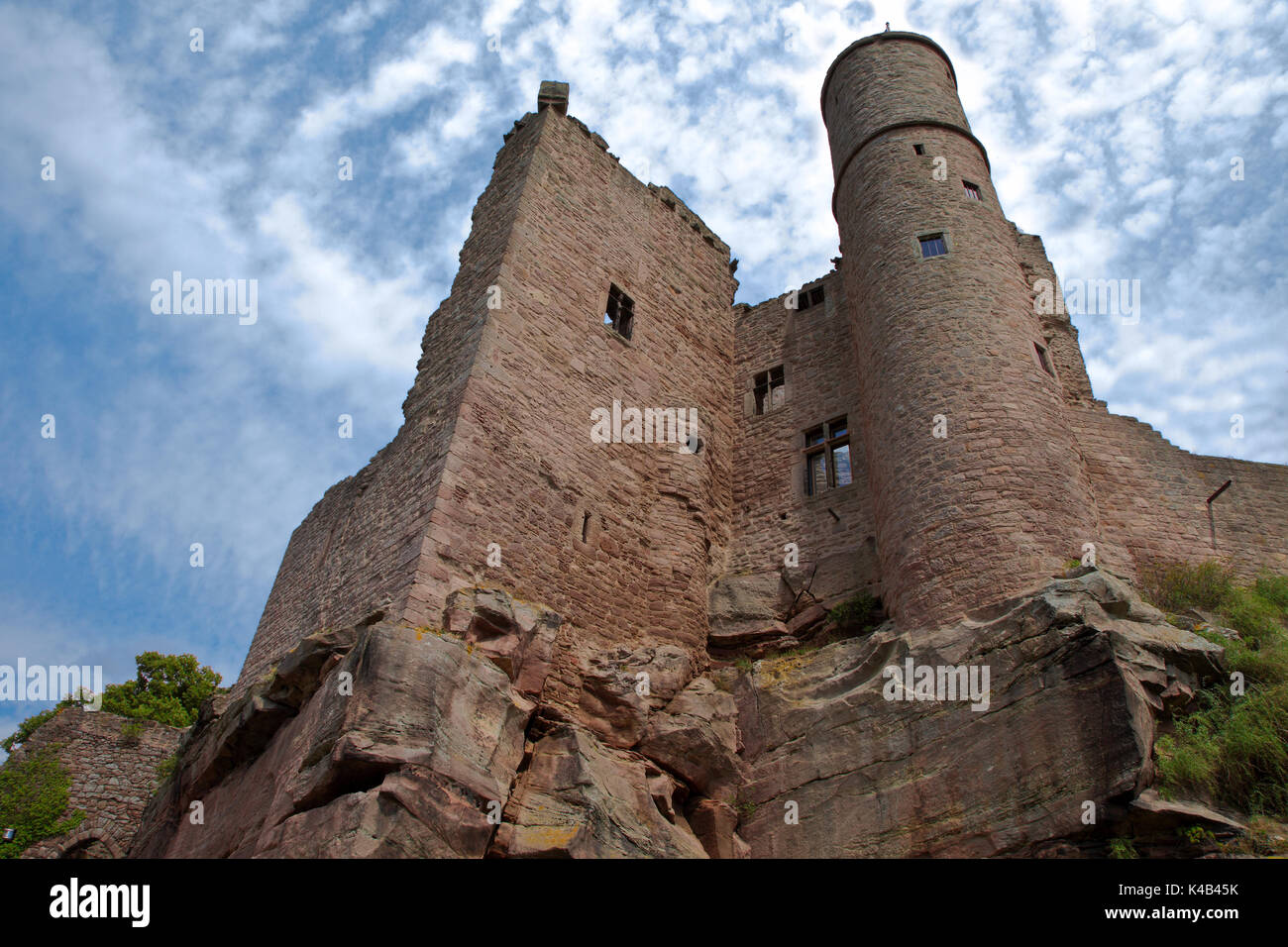 Medieval Castle Ruin Stock Photo - Alamy
