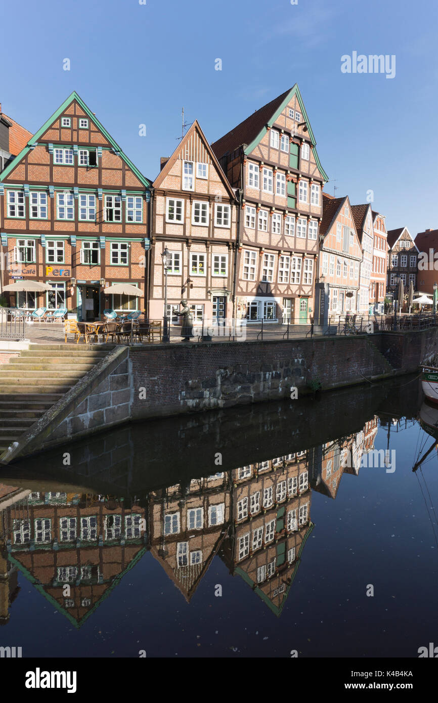 Historic houses at the harbor in stade hi-res stock photography and ...