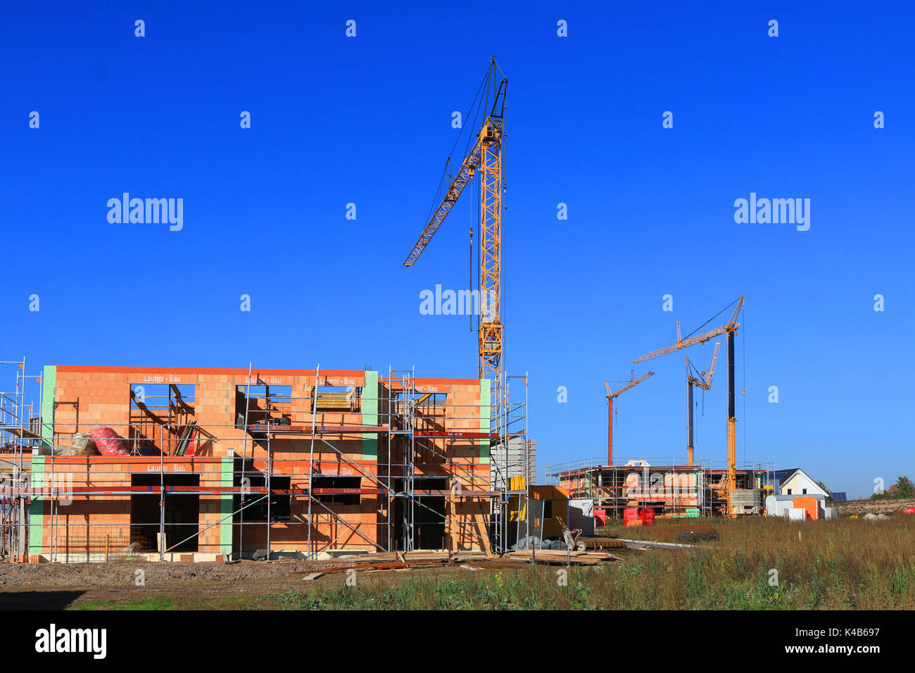 New Building Area Stock Photo - Alamy