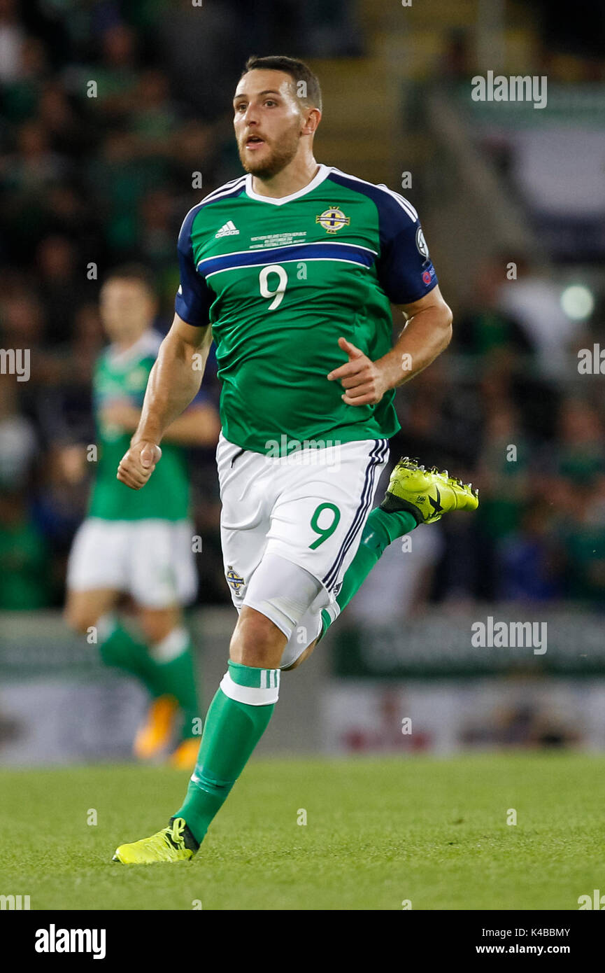 Conor Washington of Northern Ireland during the FIFA World Cup 2018 ...