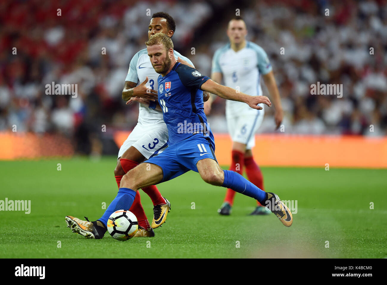 ADAM NEMEC OF SLOVAKIA IS CHAL ENGLAND V SLOVAKIA WEMBLEY STADIUM ...