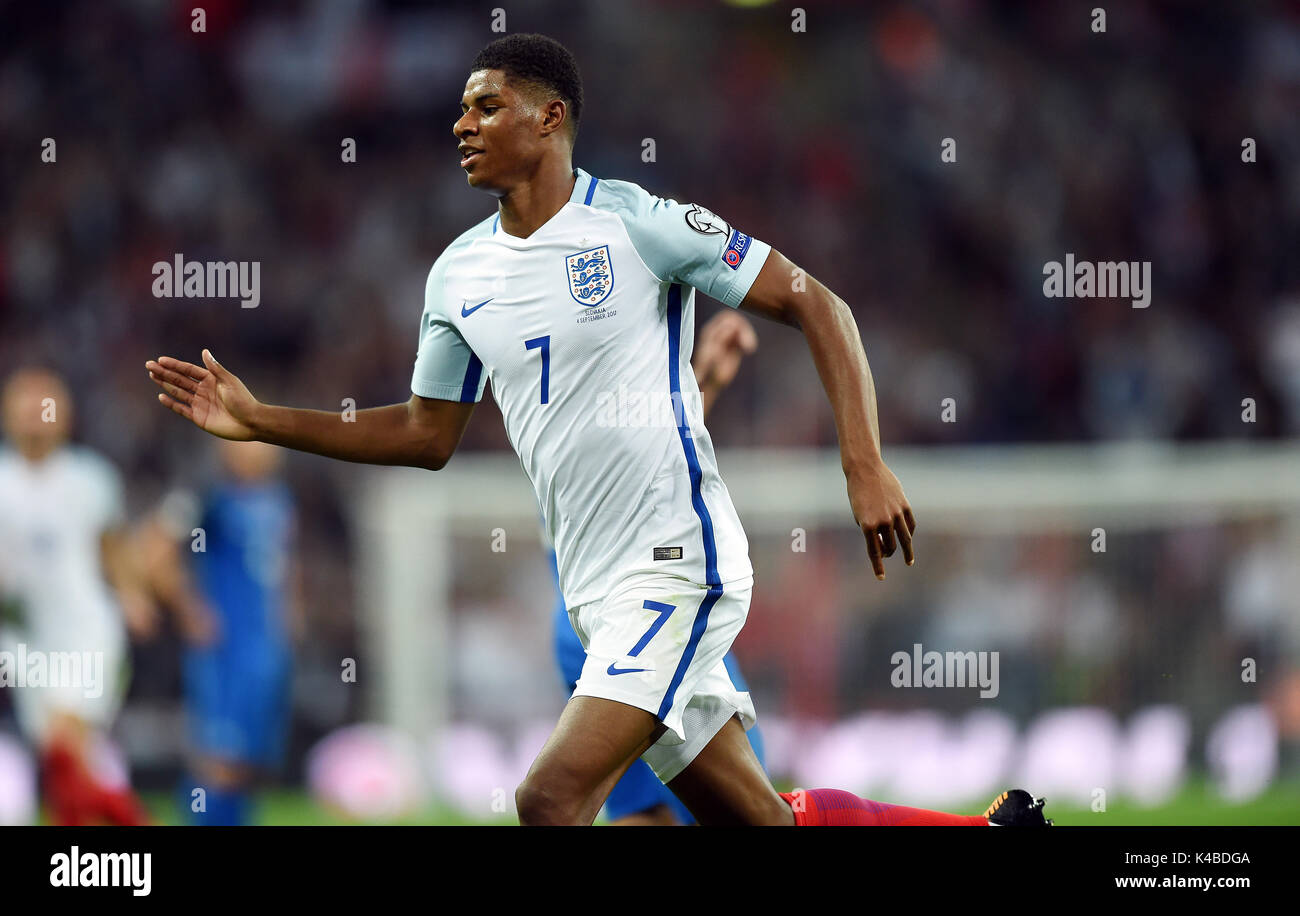 MARCUS RASHFORD OF ENGLAND CEL ENGLAND V SLOVAKIA WEMBLEY STADIUM ...