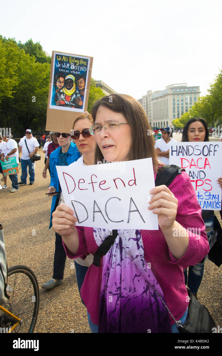 Washington, United States Of America. 05th Sep, 2017. "Defend DACA ...