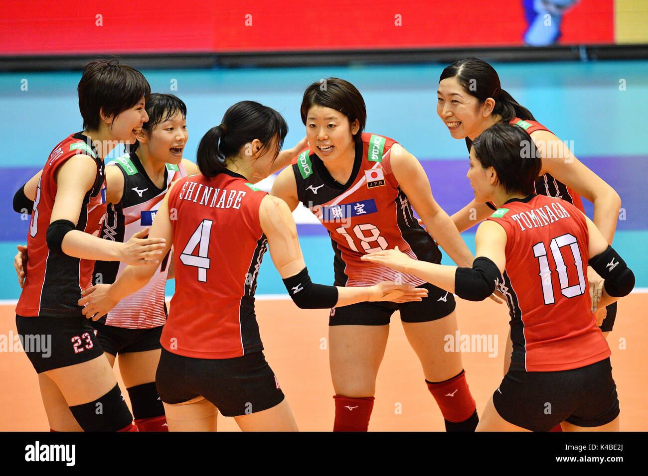 Tokyo, Japan. 5th Sep, 2017. Japan team group (JPN) Volleyball : FIVB ...