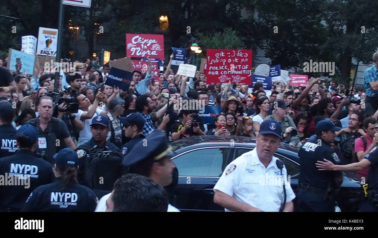 New York, New York, USA. 5th Sep, 2017. DACA Protest in Foley Square ...