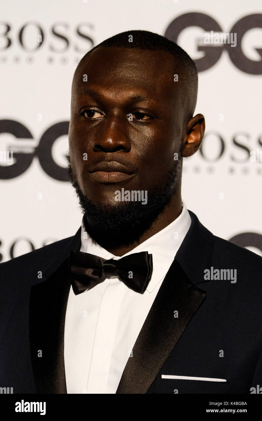 Stormzy gq men of the year awards 2017 hi-res stock photography and ...