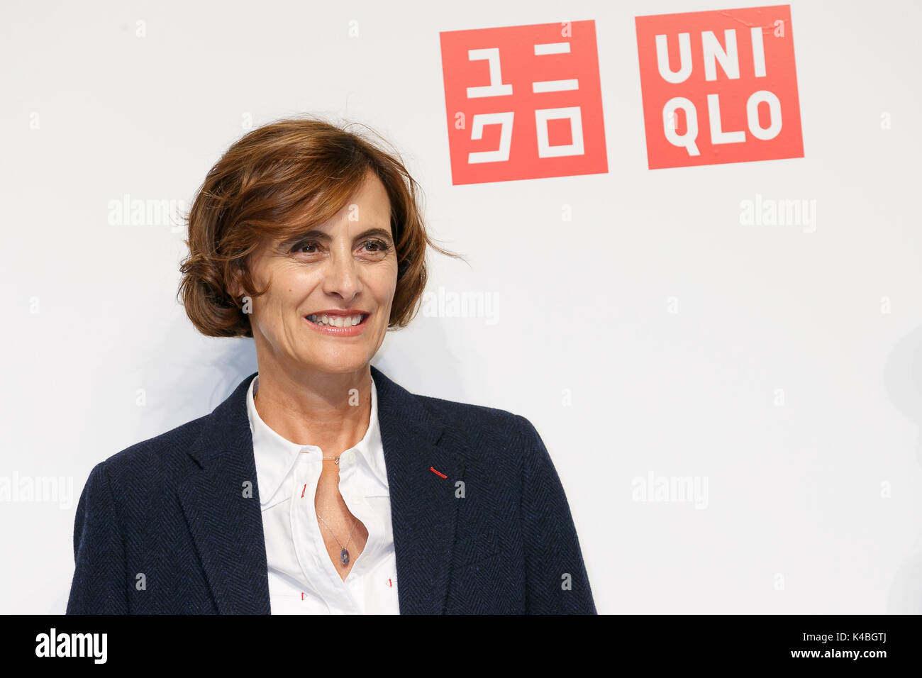 French model and fashion designer Ines de la Fressange attends a media ...