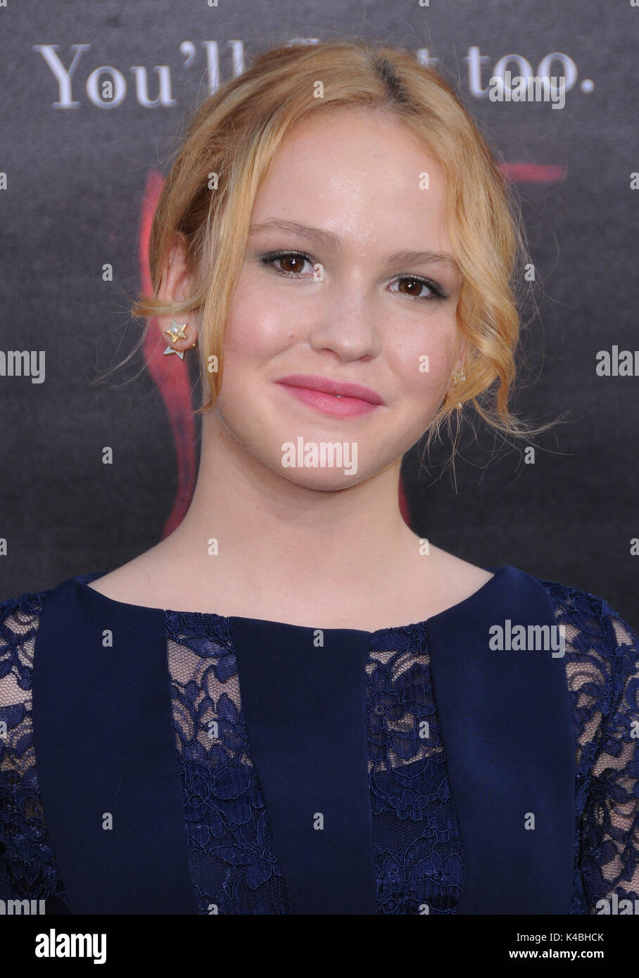 05 September 2017 - Hollywood, California - Talitha Bateman. World ...