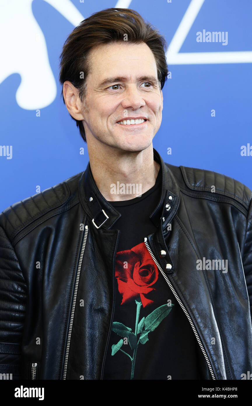 Venice Italien 05th Sep 2017 Jim Carrey During The Jim Andy The