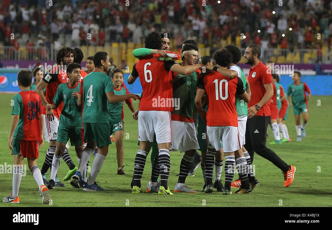 September 5, 2017 - Alexandria, Alexandria, Egypt - Egypt players ...