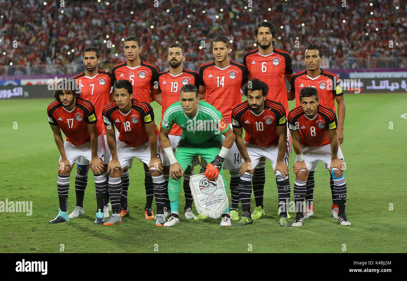 September 5, 2017 - Alexandria, Alexandria, Egypt - Egypt players ...