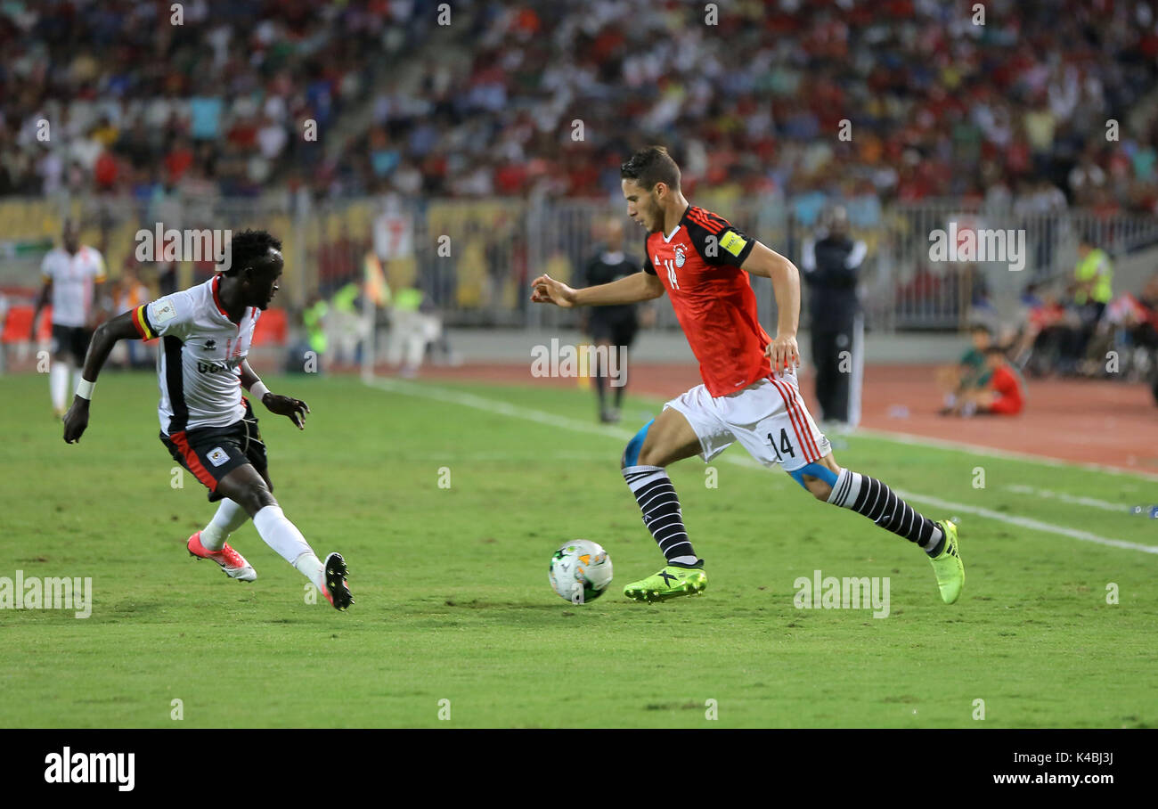 September 5, 2017 - Alexandria, Alexandria, Egypt - Egypt players ...