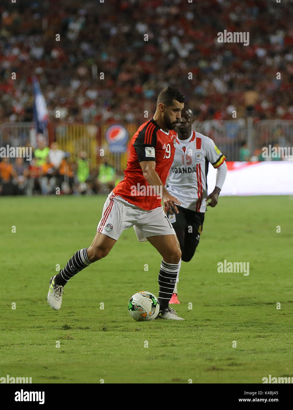 September 5, 2017 - Alexandria, Alexandria, Egypt - Egypt players ...