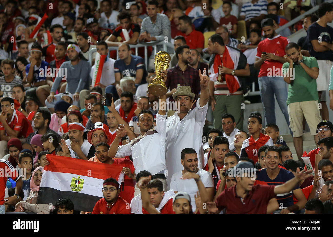 September 5, 2017 - Alexandria, Alexandria, Egypt - Egypt players ...