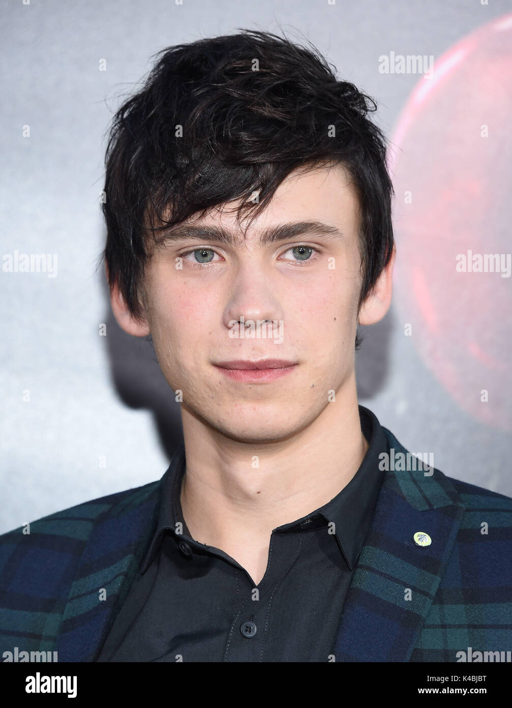Hollywood, California, USA. 5th Sep, 2017. Owen Teague arrives for the ...