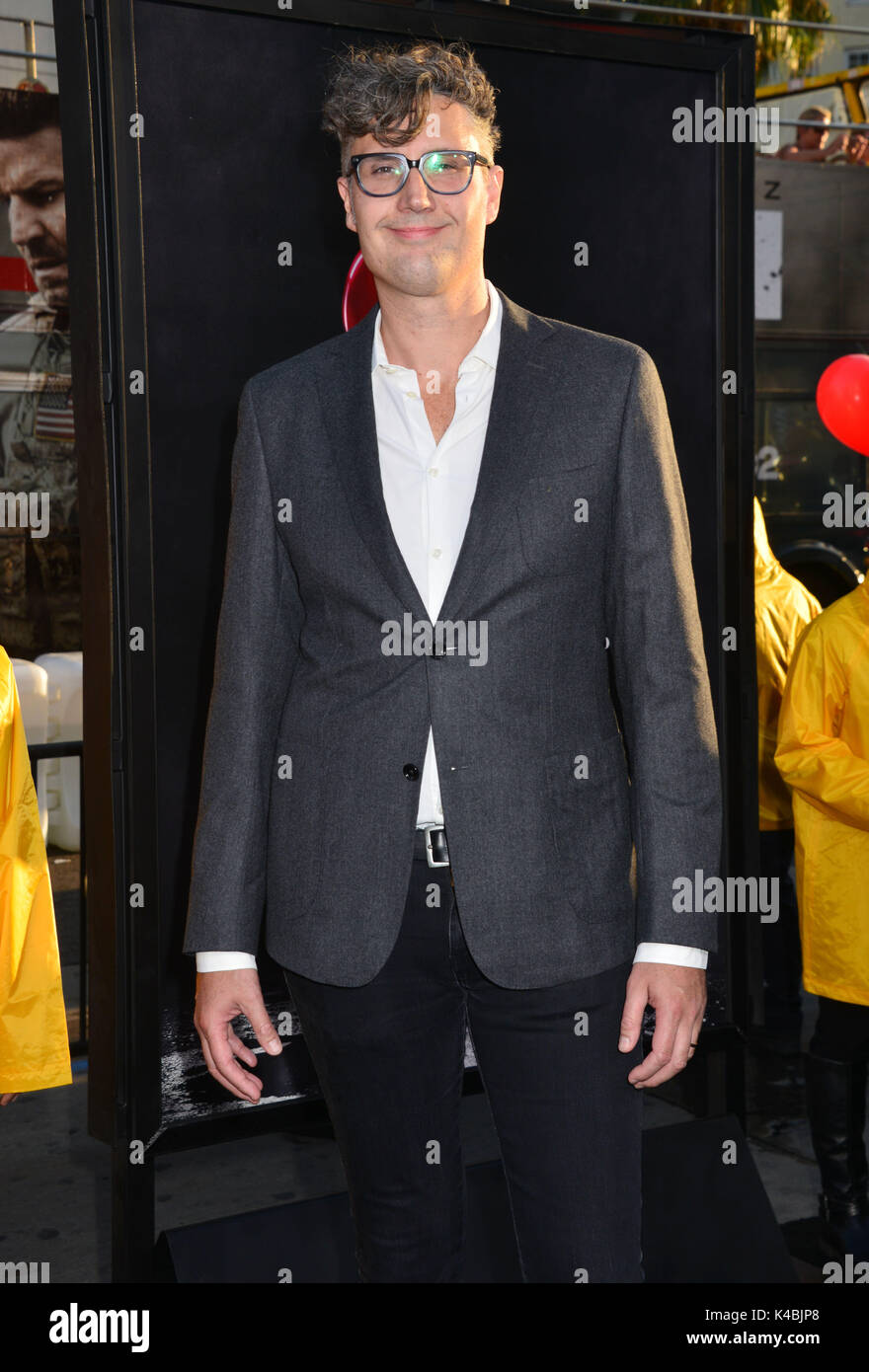 Los Angeles, USA. 05th Sep, 2017. Chase Palmer 006 arriving at the IT ...