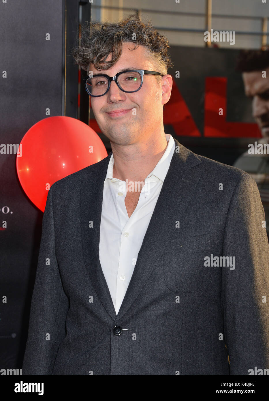 Los Angeles, USA. 05th Sep, 2017. Chase Palmer 007 arriving at the IT ...