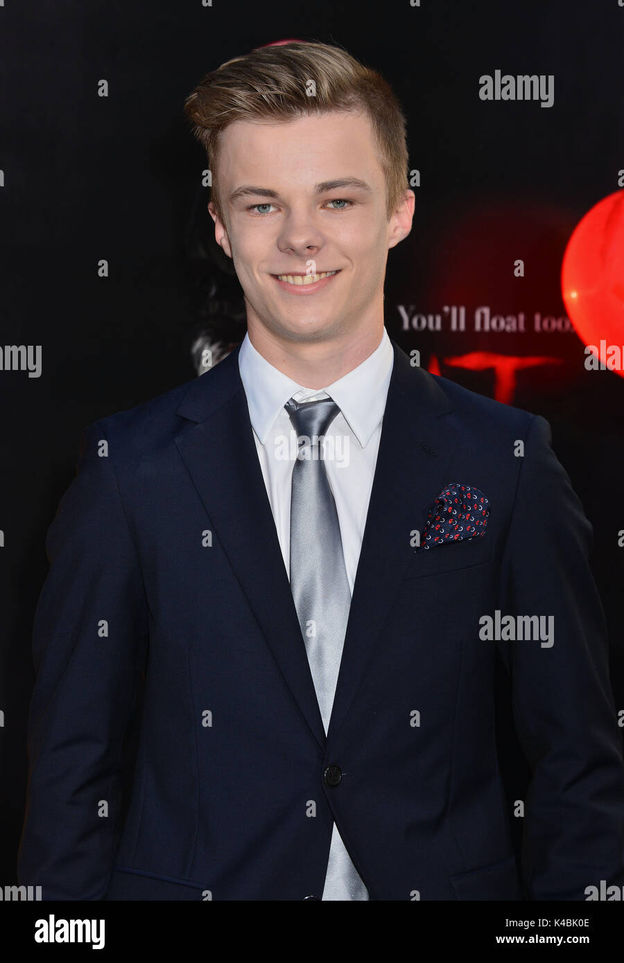 Los Angeles, USA. 05th Sep, 2017. Nicholas Hamilton 012 arriving at the ...