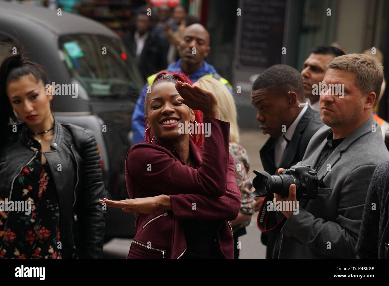 London, England, UK. 6th Sep, 2017. Molly King and Reece King, Voguing ...