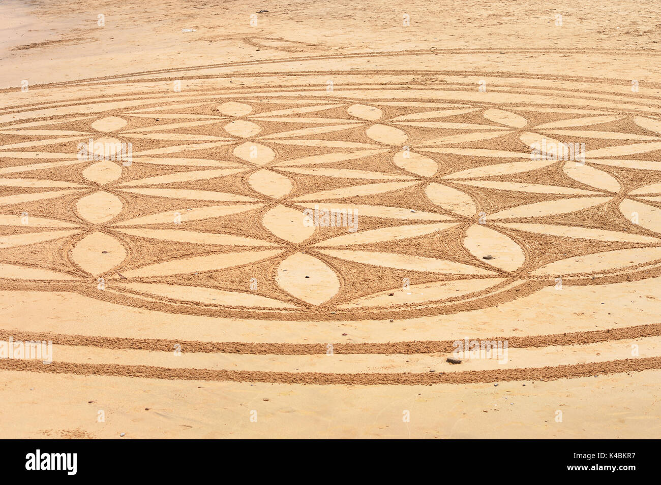 linear pattern on sand Stock Photo - Alamy
