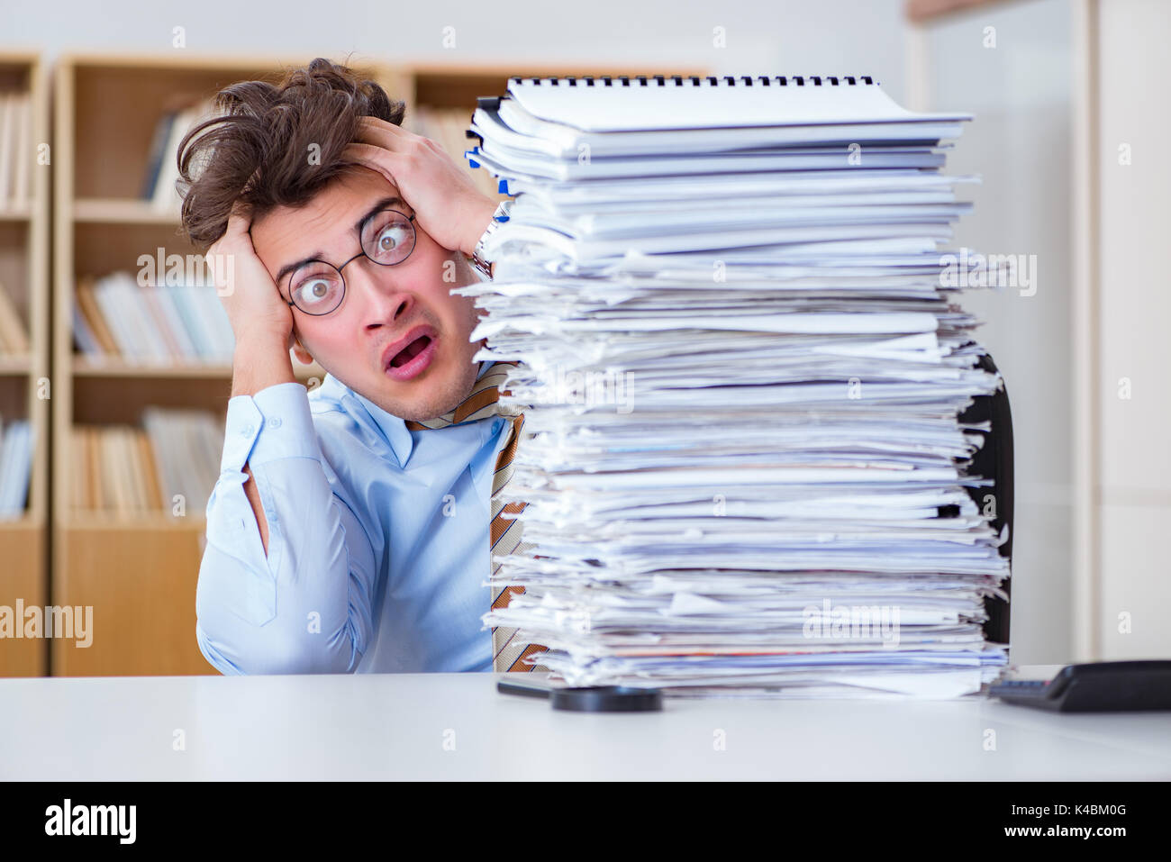 Piles of paperwork funny hi-res stock photography and images - Alamy