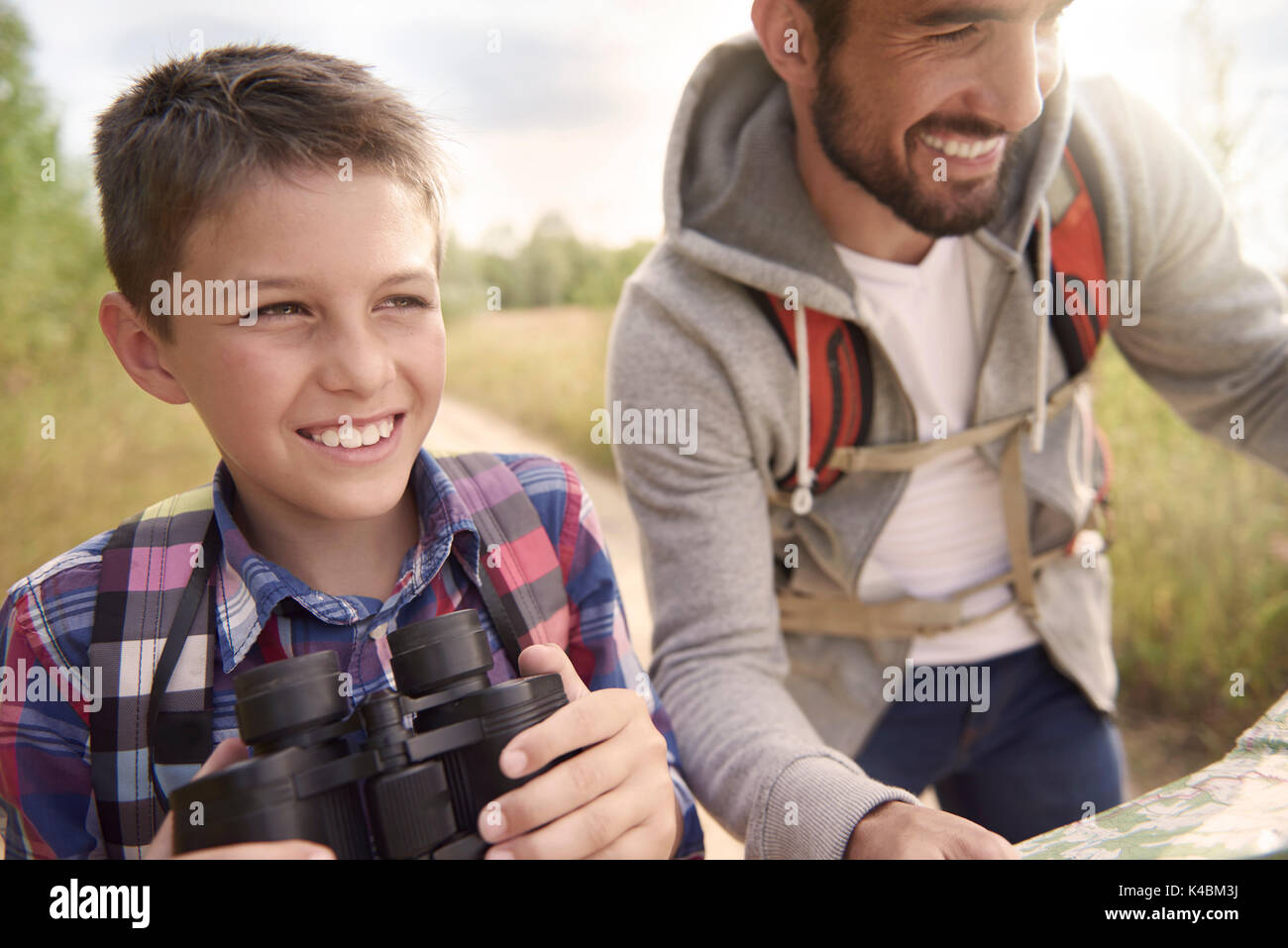 Most amazing adventures only with my father Stock Photo - Alamy