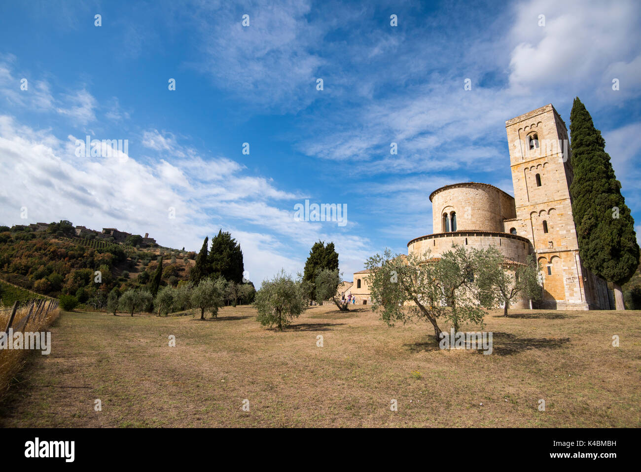 The Abbey of Sant' Antimo near Montalcino, Tuscany Italy Europe EU ...