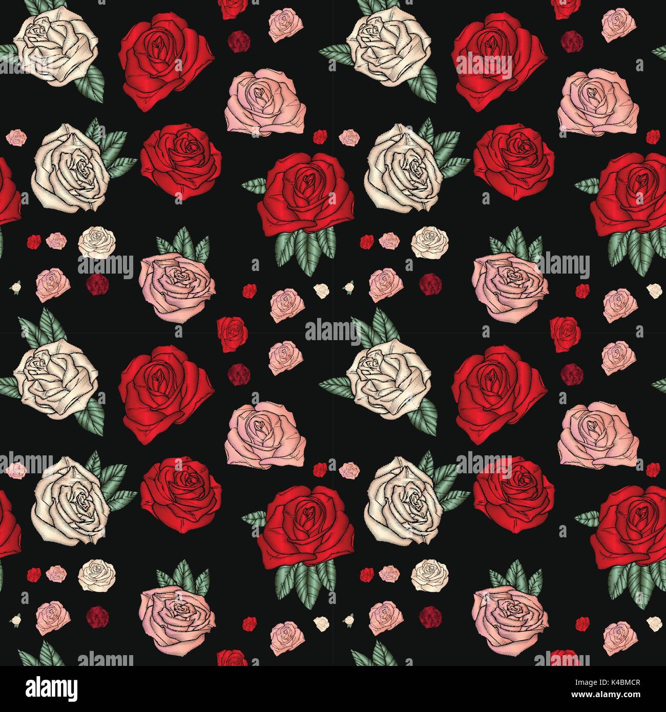 Native roses Stock Vector Images - Alamy