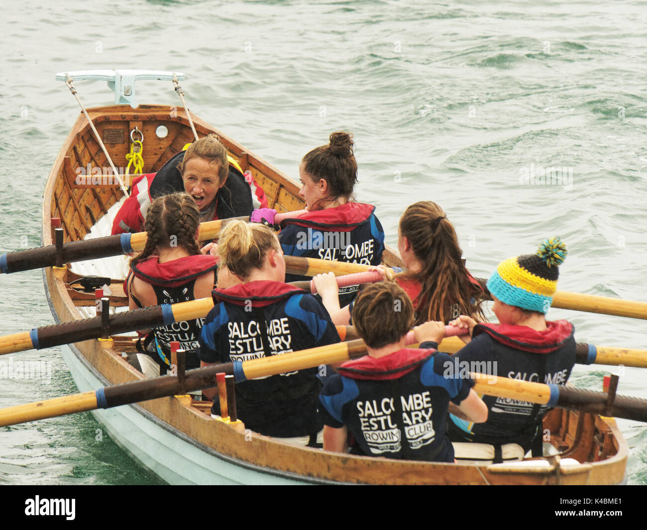 Six oar rowing boat hi-res stock photography and images - Alamy