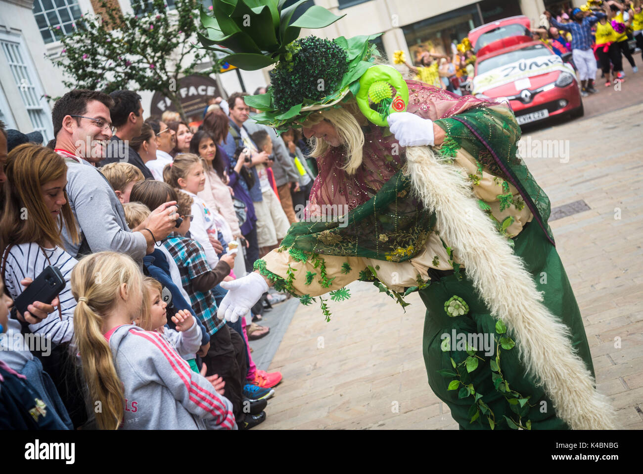 Green man festival children hi-res stock photography and images - Alamy