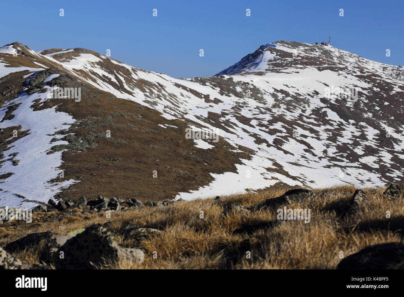 Scenery of Pelister National Park in Macedonia with its highest Baba ...